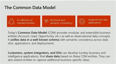 Microsofts Common Data Model What Users Not Just Dynamics 365 Ones