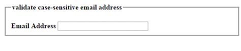 How To Validate Case Sensitive Email Using Regular Expression Using Asp