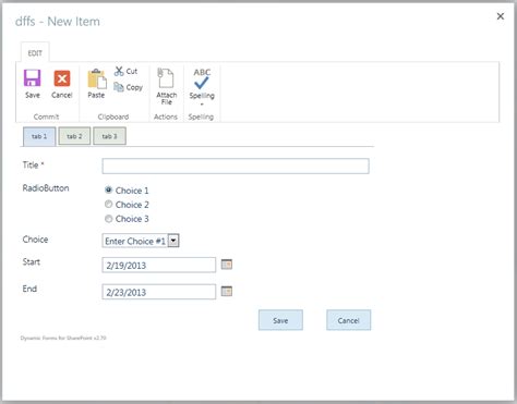 Dynamic Forms For SharePoint Now With Support For SharePoint 2013