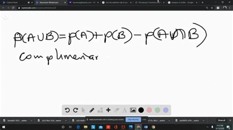 State And Prove The Addition Theorem Of Probability For Any Two Events A And B Rewrite The
