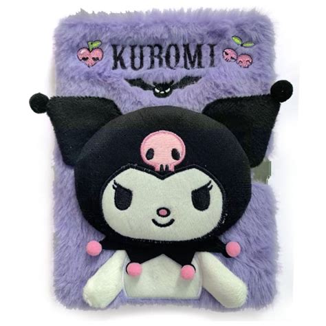Kuromi Libreta De Peluche Plush Hello Juguettos