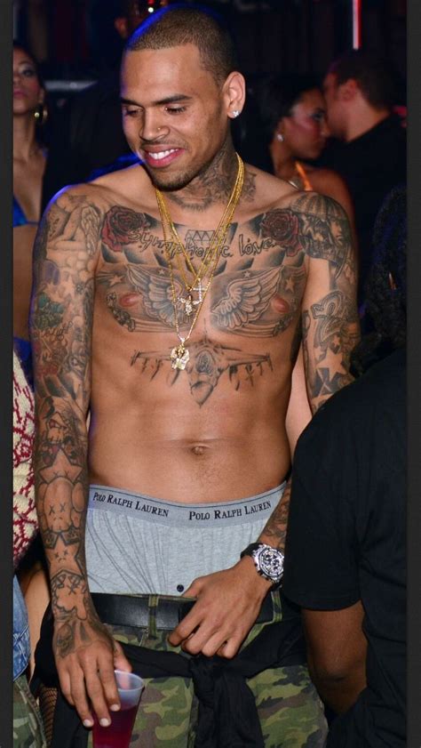 Chris Brown Jet Tattoo