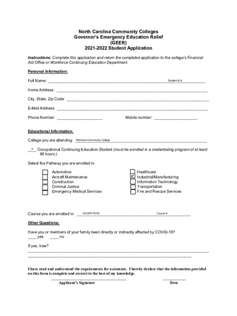 Fillable Online Longleaf Commitment Grant Apply For Financial Aid CFNC Fax Email Print