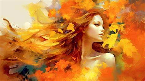 Premium Photo Modern Abstract Digital Art With Natural Beauty Women