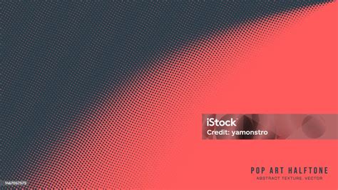 Pop Art Dots Half Tone Pattern Vector Round Border Latar Belakang Abstrak Ilustrasi Stok Unduh