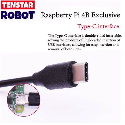 อะแดปเตอร์แปลงไฟ Raspberry Pi 4b 5v 3a อินเทอร์เฟซ Type C Raspberry Pi ปลั๊กไฟ B รุ่นที่ 4