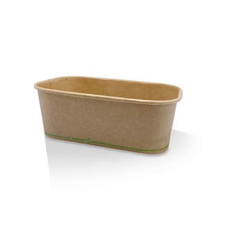 Pla Coated Kraft Rectangular Container 750ml Rockingham Packaging Pla Coated Kraft Rectangular Container 750ml Rockingham Packaging