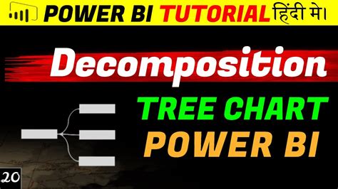 How To Create Decomposition Tree Chart In Power Bi Power Bi Tutorial For Beginners In Hindi