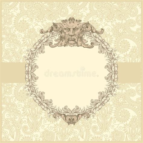 Classical Vintage Old Frame Design Stock Vector Illustration Of Calligraphy Element 44944424