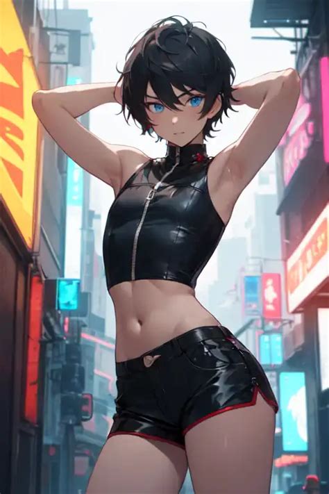 Cute Femboy Ai Art Pixai