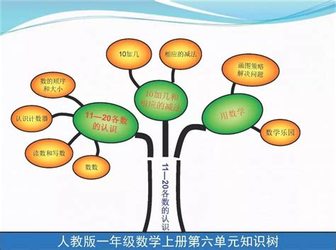 一年级数学知识树绘画 一年级数学上册知识树 一年级知识树图片大全 大山谷图库