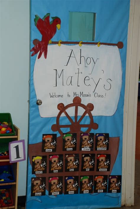 Pirate Theme Classroom Door Decoration