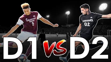 The Real Difference Between D1 And D2 Soccer Youtube