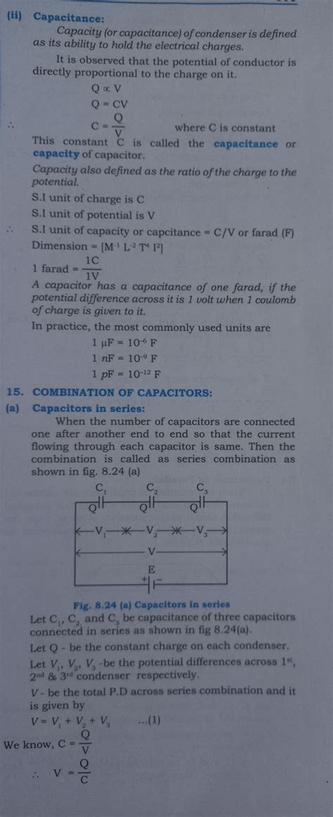 Capacitors Physics