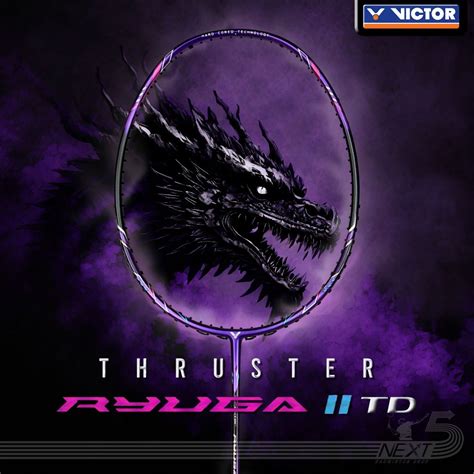 🐉 Victor Tk Ryuga Ii Td 🏸 ไม้แบดสายตบสุดโหด พลังเต็มไม้ 💥 ฟรีเอ็นกริป