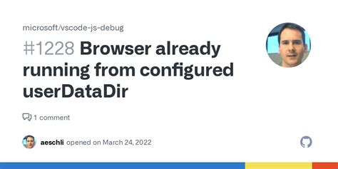 Browser Already Running From Configured Userdatadir · Issue 1228