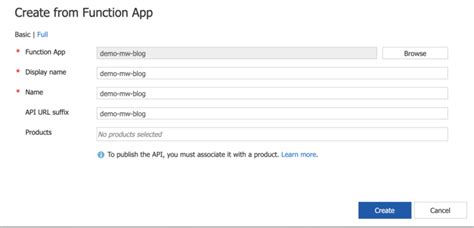 Middleway Expose A Function App With Azure Api Management