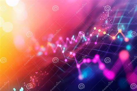 Exploration Of Abstract Data Visualization Utilizing Vibrant Colors And Engaging Graphical