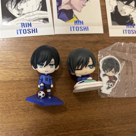 Blue Lock Rin Figure Gacha Bromide Snap Burulo Exhibition £5291