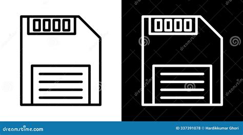 save file in folder icon doodle illustration 337002308