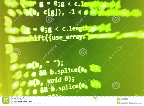 Programming Coding Source Code Screen Stock Image Image Of Coding Computing