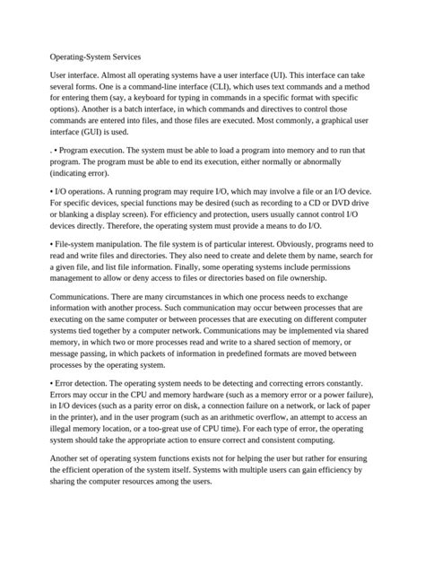 Operating System Chap 2 Pdf