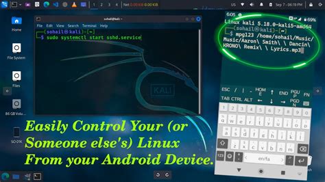 How To Connect Android To Linux Terminal Using Ssh Youtube
