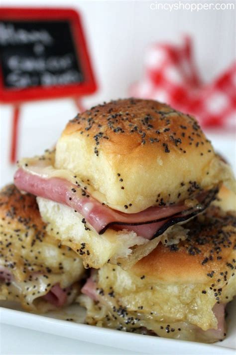 Ham And Cheese Sliders No Swiss At Shirley Levy Blog