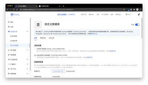Custom Database Overview Genauth Docs