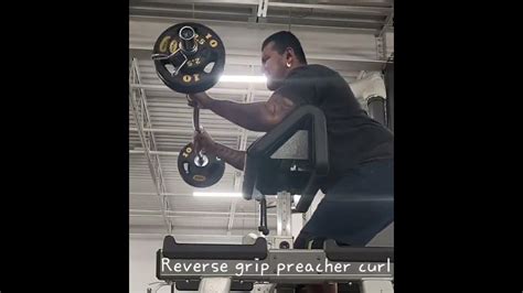 Reverse Grip Preacher Curl Motivation Powerlifting Grind Headofthetable Youtube