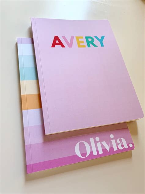 Personalized Journal Custom Journal Custom Name Notebook Teen Etsy