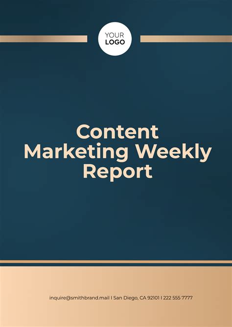 Free Weekly Performance Report Template To Edit Online