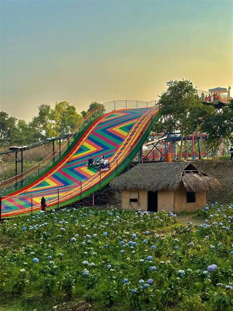 Review Cắm Trại Bãi đá Sông Hồng Thử Thách Trượt Phao Trượt Cỏ Hot