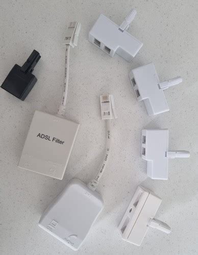 Adsl Filter And Phone Socket Splitter Bundle Ebay Uk