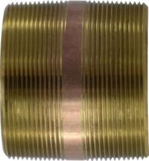 Midland 40260 6 X 5 Lead Free Red Brass Nipple Tfc Industrial