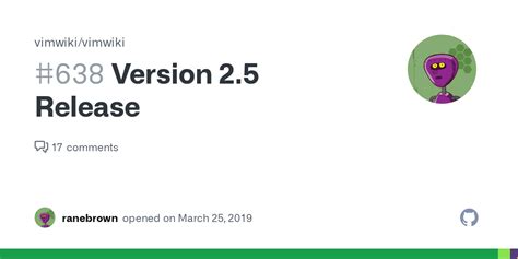 Version 2 5 Release Issue 638 Vimwiki Vimwiki GitHub