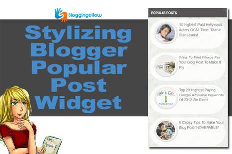 Stylizing Blogger Popular Post Widget With Css3