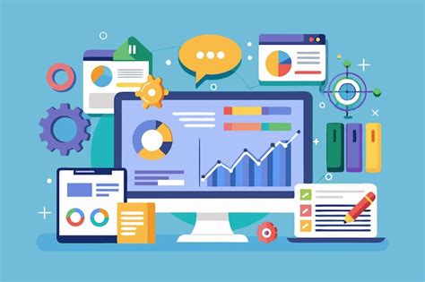 A Customizable Analytics Dashboard Showcases Various Metrics Graphs And Interactive Elements In