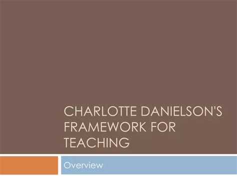 Ppt Charlotte Danielsons Framework For Teaching Powerpoint Presentation Id 4523237
