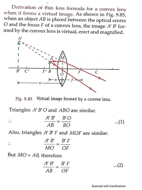 Lens Formula Case2 And3 Pdf