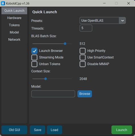 4 In The Gui Window Click Model Browse Select One Of The Downloaded