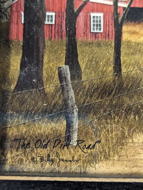 Set Of Three Framed Billy Jacob Prints 8 X 6