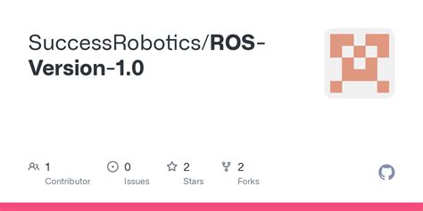 Github Successroboticsros Version 10