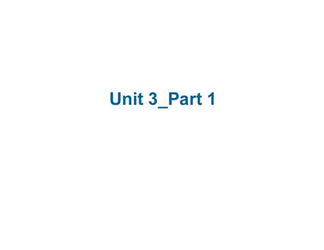 Unit 3 Operating System Unit 3part Process Concept Process A