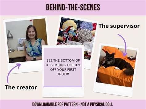 Dammit Doll Pattern Dammit Doll Sewing Pattern Fun Sewing Pattern Beginner Sewing Patterns