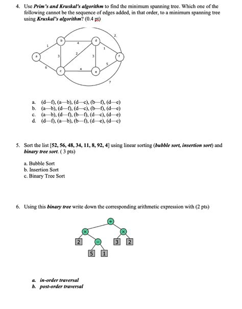 3 1 6pts a consider the graph given above use
