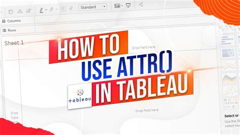 How To Use The Attr Function In Tableau And Two Use Cases Youtube