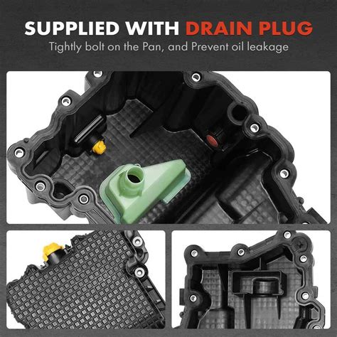 Engine Oil Pan For 2015 2016 2017 Ford F 150 Lariat Xl Xlt 27l V6