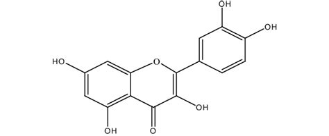 The Primary Chemical Structure Of Quercetin Download Scientific Diagram