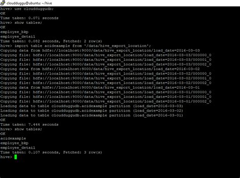 Apache Hive Dml Operations Tutorial Cloudduggu